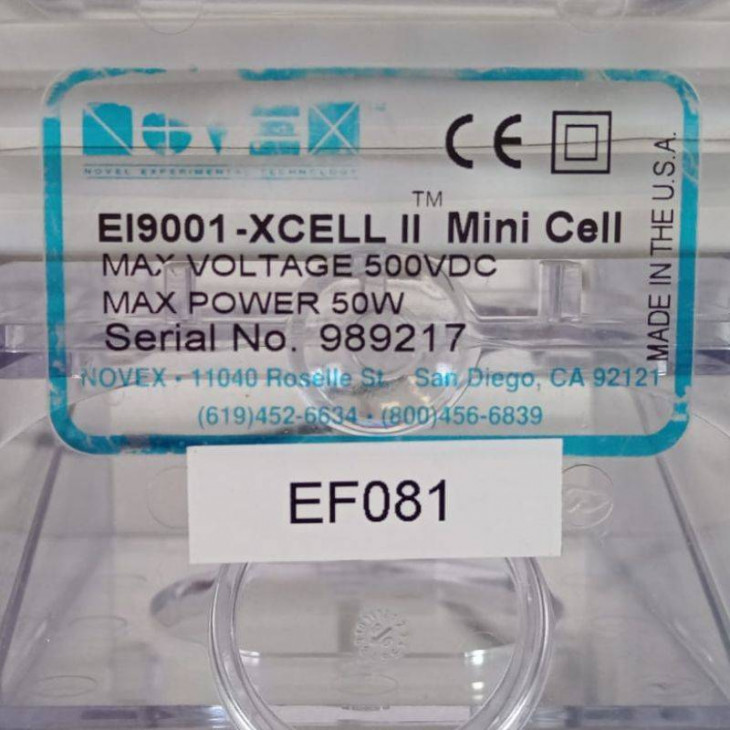 Comprar cubeta Novex XCell II Mini Cell al mejor precio ǀ Galileo Equipos