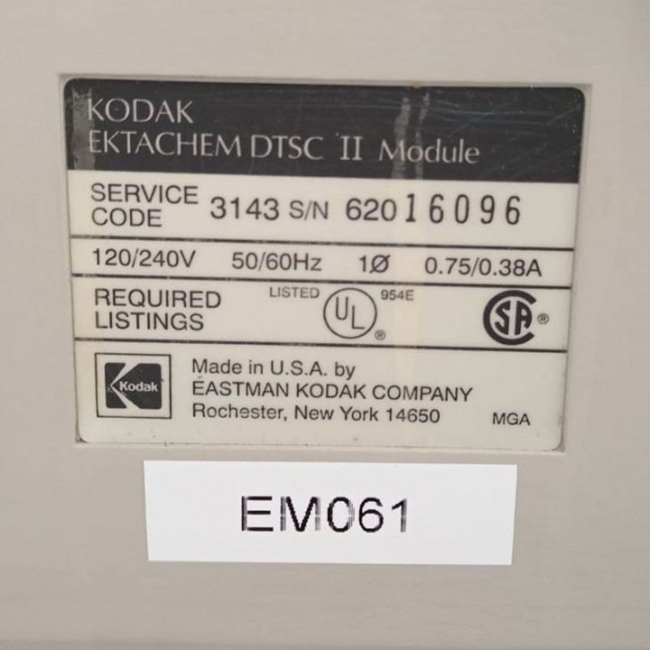 Buy KODAX DTS II CHEMICAL ANALYZER at the best price ǀ Galileo Equipment