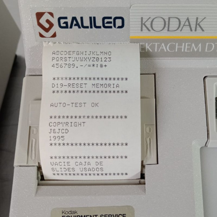 Buy KODAX DTS II CHEMICAL ANALYZER at the best price ǀ Galileo Equipment