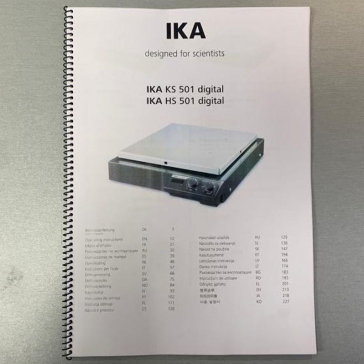 Buy IKA HS 501 digital at the best price ǀ Galileo Equipment