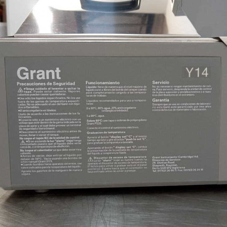 Buy baño de precisión Grant Y14 at the best price ǀ Galileo Equipment