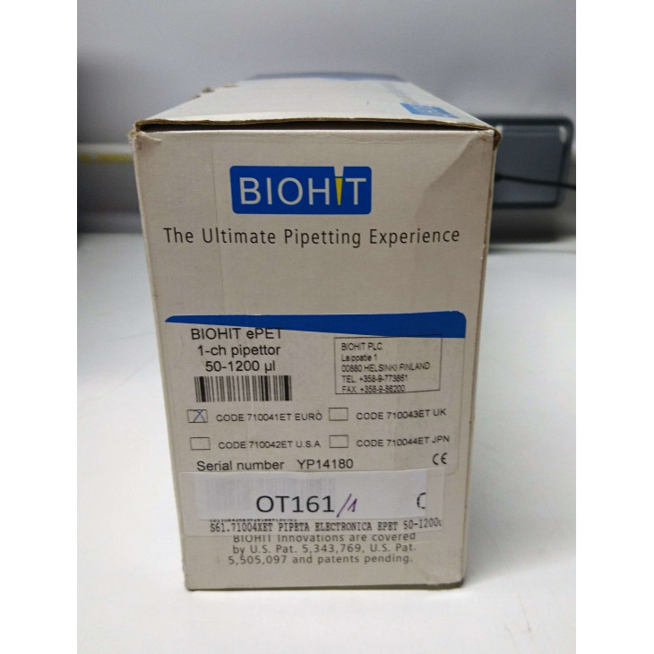 Biohit EPET 50-1200 µl pipette electronic