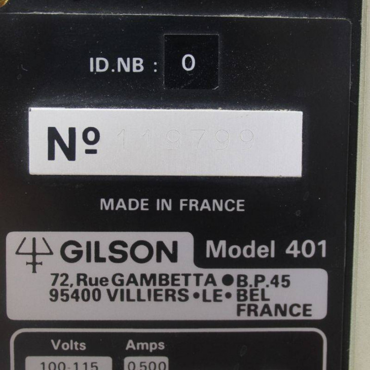 Buy Gilson 231/401 at the best price ǀ Galileo Equipment